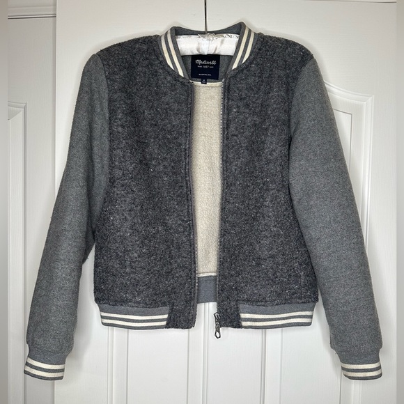 Madewell | Jackets & Coats | Madewell Jacket Bomber Varsity Style ...